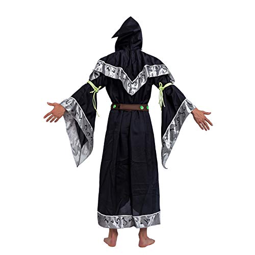 Spooktacular Creations Mystical Dark Sorcerer Medieval Warlock w/Glow ...
