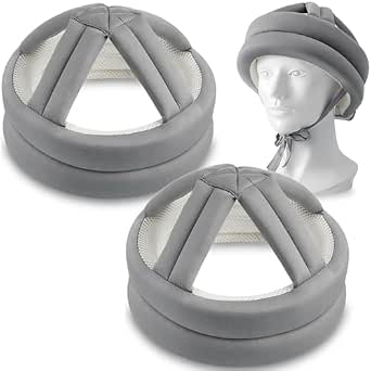 Woanger 2 Pcs Anti Fall Elder Head Safety Helmet Special Needs Thick ...