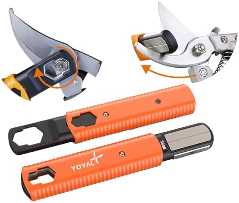 Amazon.com: Orange Ninja All-in-1 Garden Tool & Knife Sharpener for ...