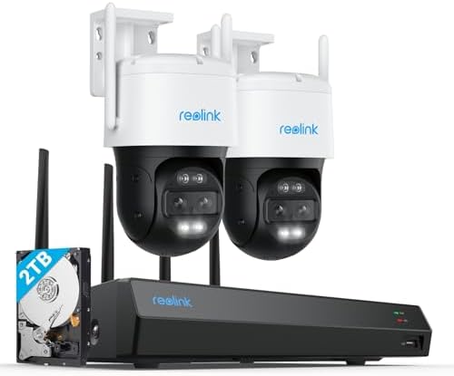 Reolink 4K Wi-Fi 6 PT Überwachungskamera Set, 4stk WLAN-Kameras Outdoor ...