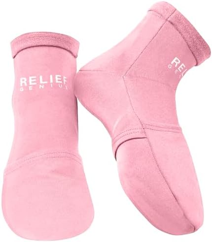 Amazon.com: Relief Genius Cold Therapy Socks with Reusable Gel ice ...