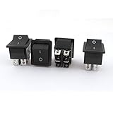 ・ブランド:Aexit・製造元:XDiscount・製造元/メーカー部品番号:t1711031619・製品名：ロッカースイッチ、製造国：CHINA、材質：金属、プラスチック・純重量：47グラム;パッケージ内容：4×ロッカースイッチ;ブランド...