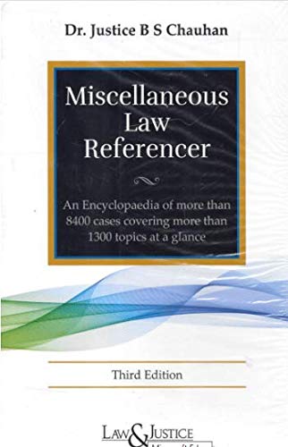 Miscellaneous Law Referencer : Amazon.in: Books