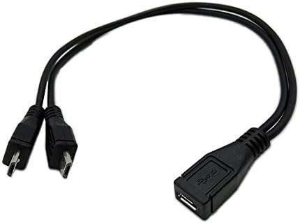 Amazon.com: ELECTOP Micro USB Female to 2 Micro USB Male Splitter Cable ...