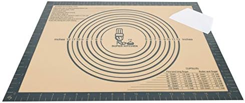 Amazon.co.jp: Super Kitchen Large Cooking Mat, Food-Grade Silicone ...