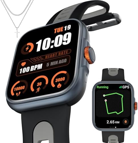 Amazon.com: Smart Watch [GPS, Alexa Built-in], 24/7 Heart Rate Monitor ...