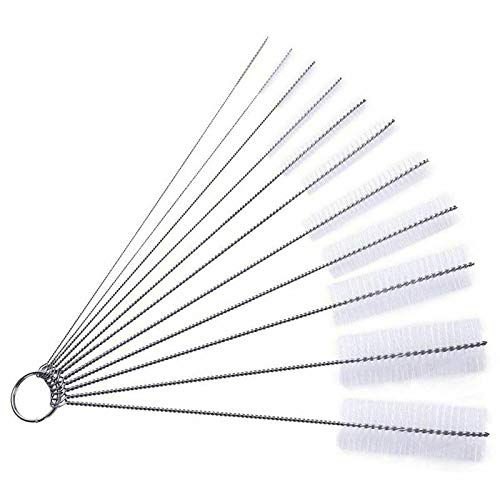 ELECTROPRIME 11 Pcs Nylon Tube Brushes Set Kettle Spout Brush Teapot ...