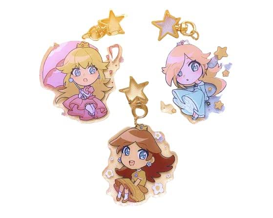 Amazon.com: Kawaii Princess Acrylic Keychains (Princess Peach) : Automotive