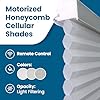 Amazon.com: BlindsAvenue Simply Motorized Cellular Shade with Remote Control, Cordless Wireless ...