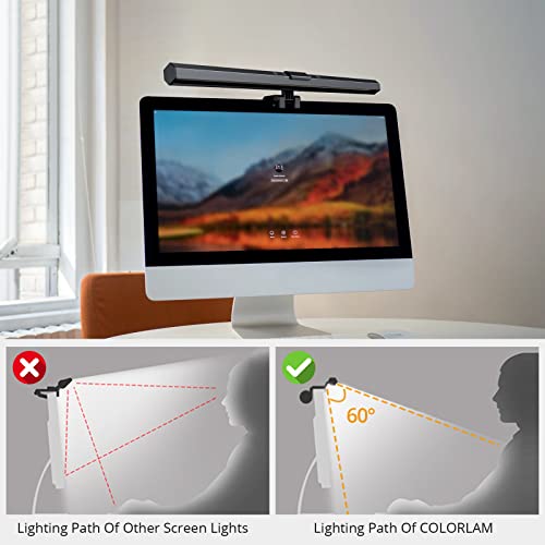 COLORLAM Computer Monitor Lamp 40CM Screen Monitor Light Bar LED ...