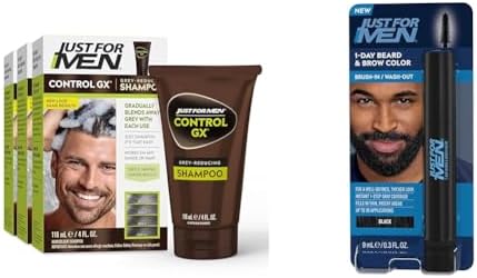 Amazon.com : Just for Men Control GX Grey Reducing Shampoo, Gradual ...