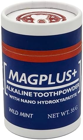 Amazon.com: MagPlus+ Premium Toothpowder, Mint, 35 g, Magnesium and ...