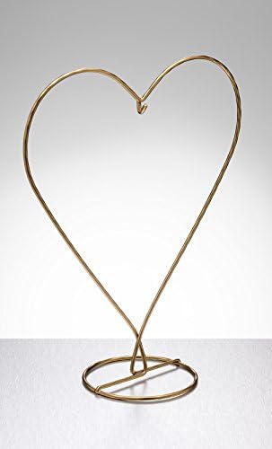 Sienna Glass Heart Shaped Display Stand Silver : Amazon.co.uk: Home ...