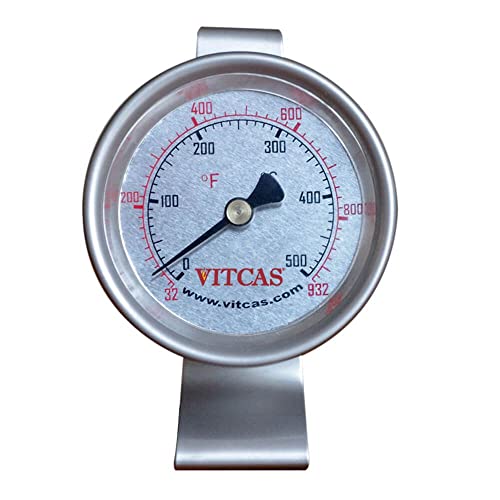 VITCAS Pizza & Bread Oven Thermometer – Premium Quality material – For ...