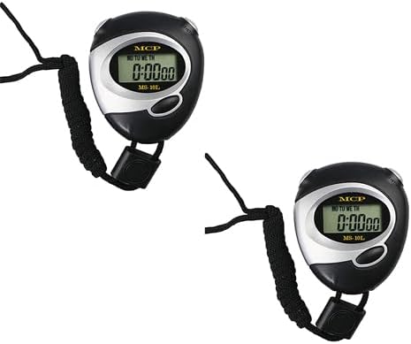 MCP Healthcare Pack of 2 Sports Stopwatches - Accurate Timing and Tracking Essentials for ...