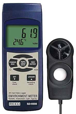 REED Instruments SD-9300 SD Series Environmental Meter, Datalogger (Air ...
