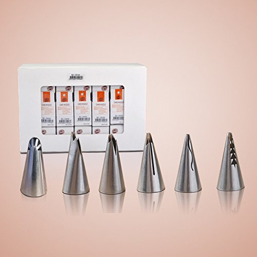 BAKEST 6pcs pr set Fashion Korea 304 Stainless Steel Cake Tip Sets Cake ...