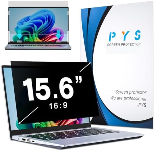 Amazon.com: PYS Laptop Privacy Screen 15.6 Inch for Lenovo HP Dell ASUS ...