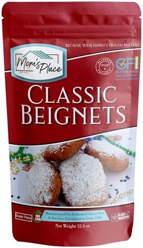 Amazon.com : Mom's Place Gluten-Free Classic Beignet Mix, Easy to Make ...