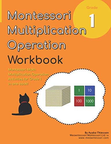 Grade 1 Montessori Math Multiplication Operation Workbook Montessori ...