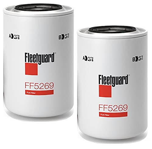 FF5269 Fleetguard Fuel Filter Spin-On (Pack of 2), Replaces Baldwin ...