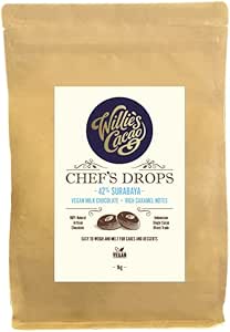 Willie's Cacao - Vegan Couverture Milk Chocolate - Chef's Drops Surabaya 42% milk chocolate 1kg ...
