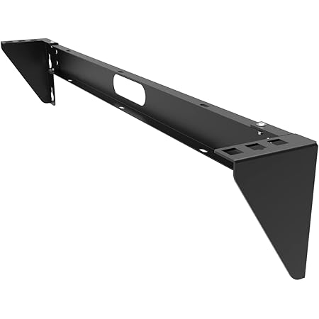 Amazon.com: QiaoYoubang 1U Vertical Wall Mount Rack - Foldable Patch ...