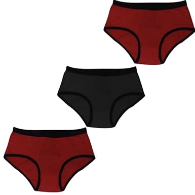 SKSTORE Heavy Flow Period Panties for Women | Reusable Leak-Proof Underwear | Absorbs 4X More ...