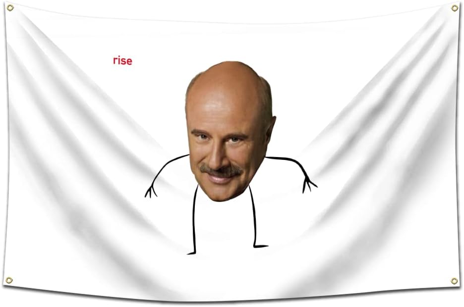 Amazon.com: Eksent Phil Meme Banner Flag Wall Hanging Room Decor ...