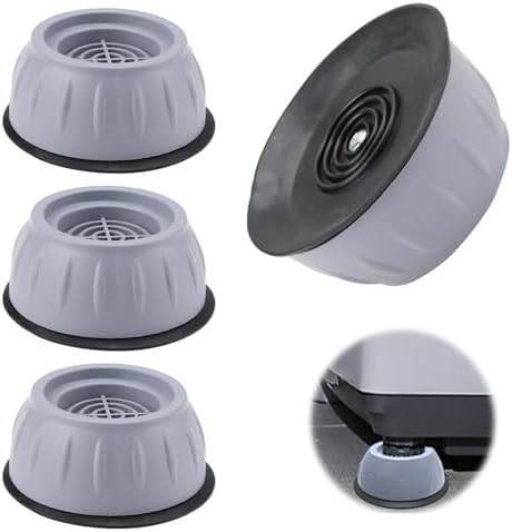 4 Pièces Patin Anti Vibration Machine à Laver Universelle, Tapis de ...