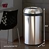 Amazon.com: simplehuman 60 Liter / 16 Gallon Bullet Open Top Trash Can ...