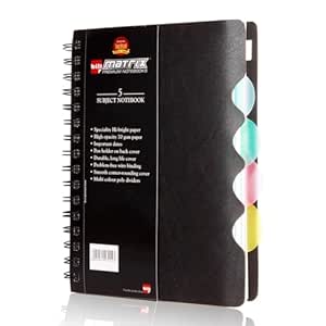 BILT Matrix Premium Notebook | 5 Subject Notebook | Square Ruled | A4 ...