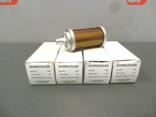 Amazon.com: Atomuffler M02 1/4" Air Exhaust Muffler Lot of 4 in Box ...
