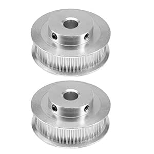 Saipor 2pcs Timing Pulley 3D Printer GT2 Synchronous Wheel for XL Type Transfer Machinery (60 ...