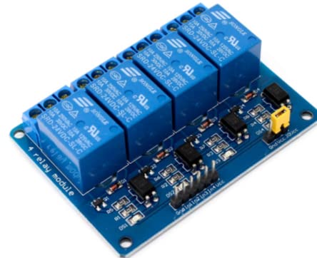 Electronic Spices 24v 4 Channel Relay Module With Light Coupling ...