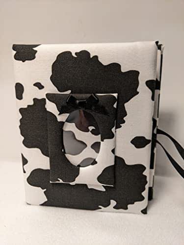 Amazon.com: Cow Photo Album - Custom Cow Photo Album - Black and White ...