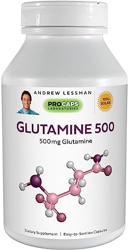 Amazon.com: ANDREW LESSMAN Glutamine 500 mg - 120 Capsules - Free Form ...