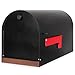 Amazon.com: Ilyapa Black Modern Mailbox Post Mount - Mailboxes for ...