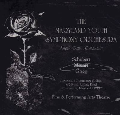 The Maryland Youth Symphony Orchestra Angelo Gatto, Conductor ...