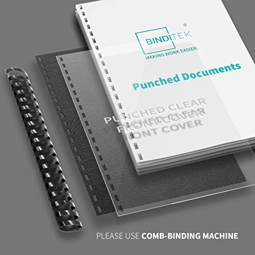 Snapklik.com : 10 Pack Plastic Comb Binding Spines, 2 Inches Diameter ...