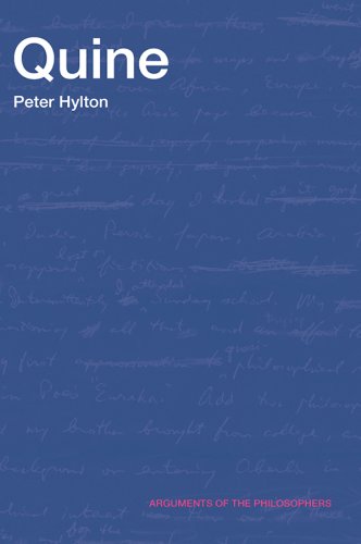 Quine (Arguments of the Philosophers) eBook : Hylton, Peter: Amazon.in ...