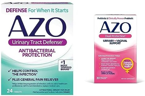 Amazon.com: AZO Urinary Tract Defense Antibacterial Protection, Helps ...