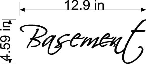 Basement Wall Decal Removable Basement Wall Sticker 5" x 13" - Amazon.com