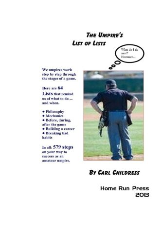 The Umpire's List of Lists: Childress, Carl: 9781470098650: Amazon.com ...