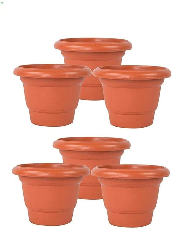 JCA Plastic Flowering Flower Planter Pot Stylish Indoor Outdoor Gamla ...