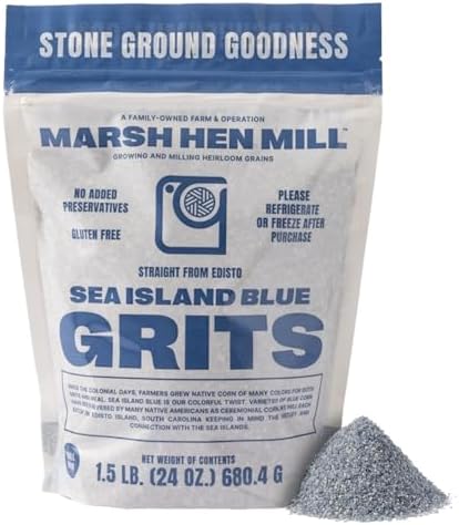 Amazon.com: Marsh Hen Mill Sea Island Blue Grits | Stone Ground Grits ...