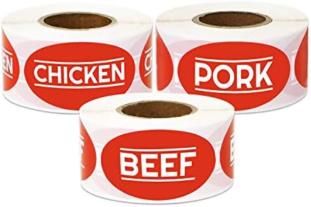 Amazon.com : Kosher Labels,Meat Dairy Parve Stickers,Freezable ...