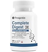 Trexgenics COMPLETE DIGEST 3X, Triple Action Digestive Support for Fat ...