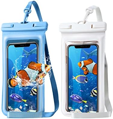 Lamicall Waterproof Phone Pouch Case - 2 Pack IPX8 Water Proof [Easy ...