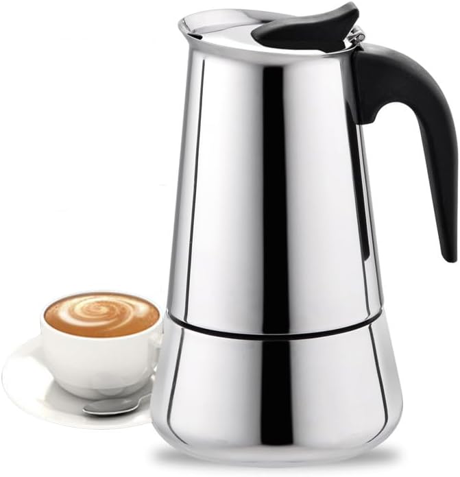 Amazon.com: Stovetop Espresso Maker, 2 Cup Small Italian Moka Pot, Cafe ...